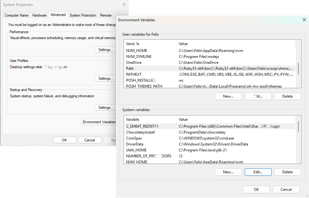 Windows environment variables hacked: In seconds, not an hour figure